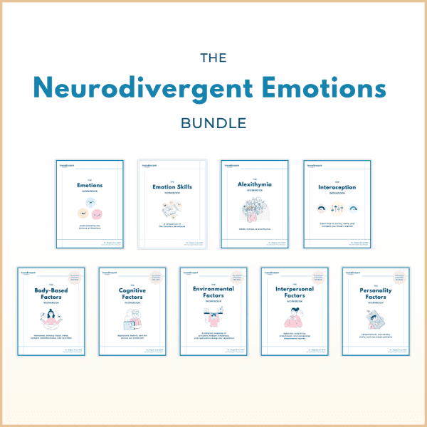 Neurodivergent Emotions Workbook Bundle | Complete Set | NDI