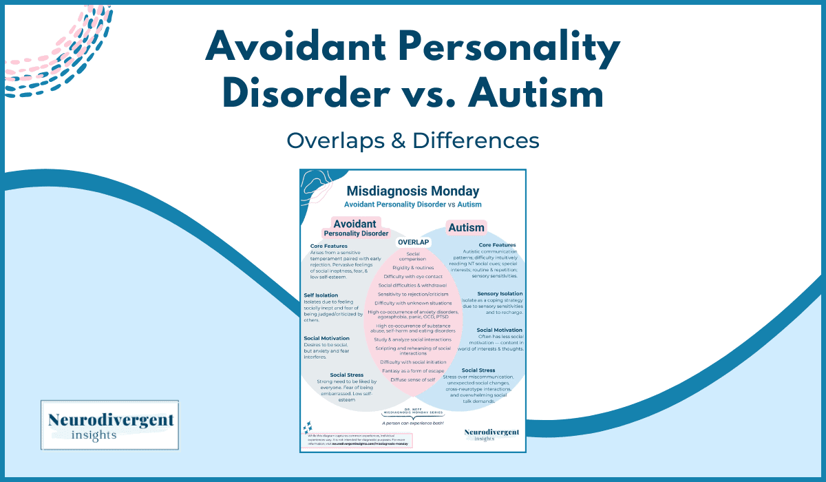 Avoidant Personality Disorder vs. Autism | Neurodivergent Insights