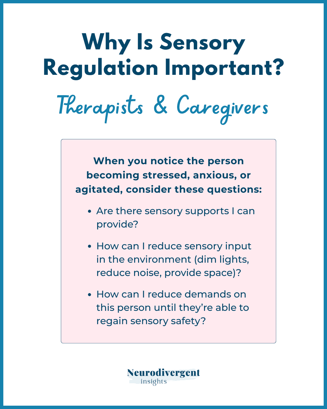 Sensory Regulation and Emotional Well-Being | NDI