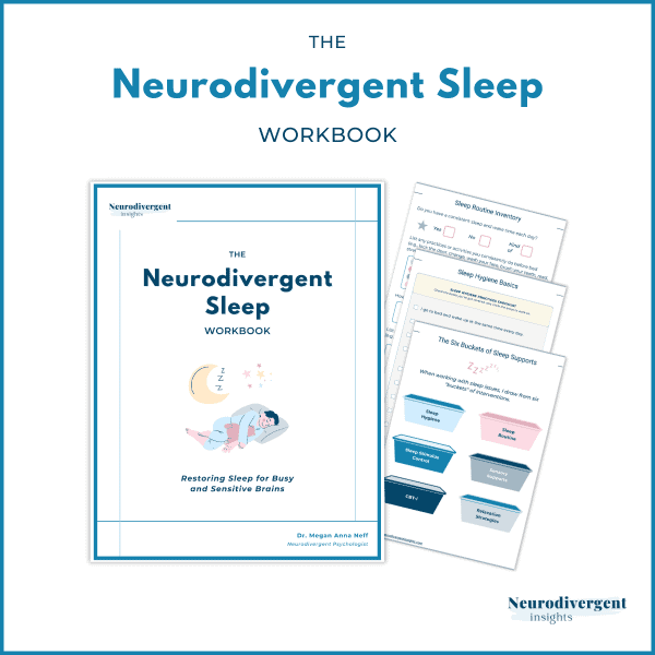 Neurodivergent Sleep Workbook | Clinical Edition | NDI
