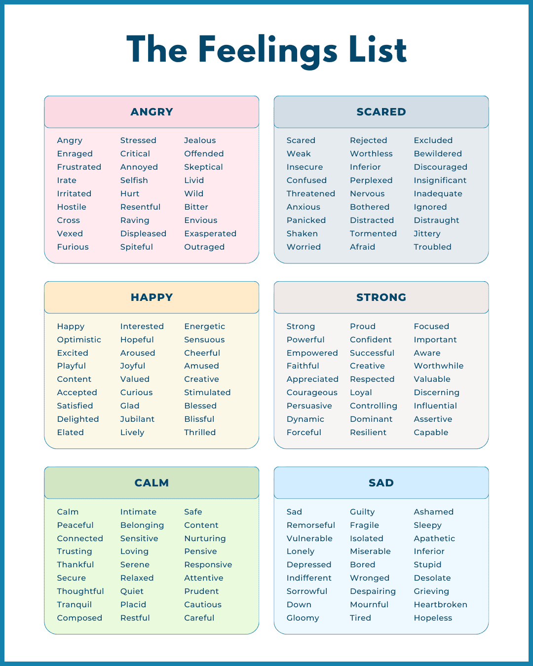 The Feelings Wheel | Neurodivergent Insights
