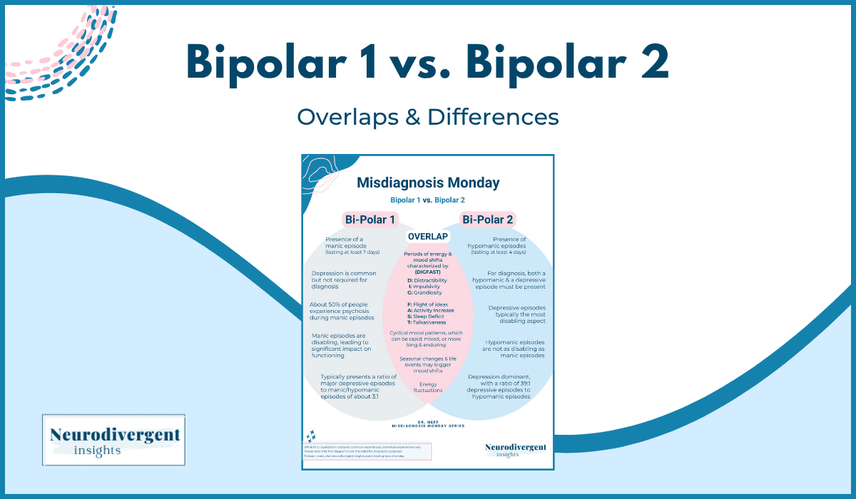Bipolar 1 vs. Bipolar 2 | Neurodivergent Insights